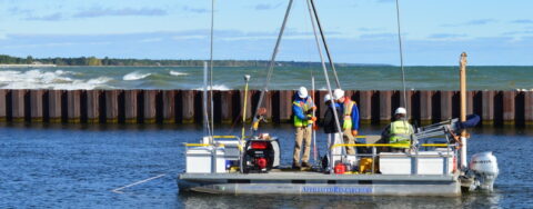 Vibracore Sediment Sampling | Affiliated Researchers